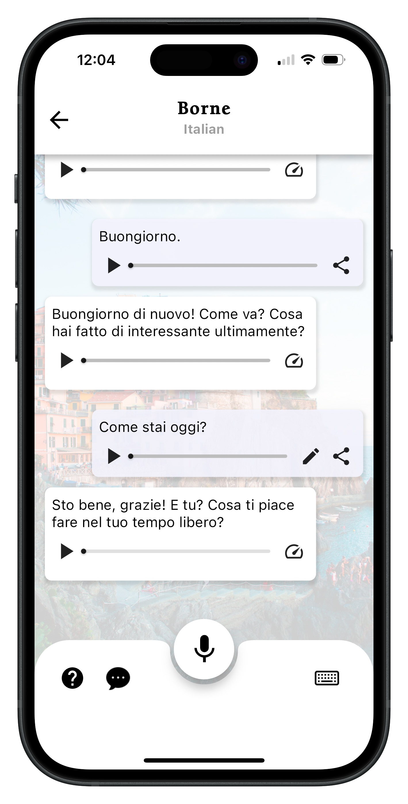 Learn Italian Online with AI | Learn Italian with Borne